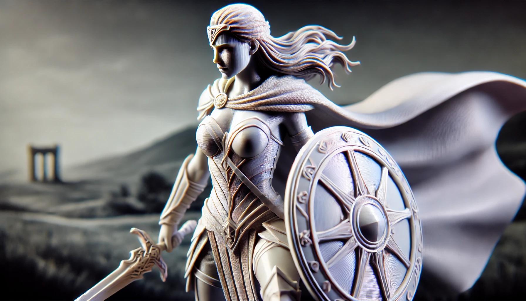 Wonder Woman Statue 3D Printed Model from Eastman
