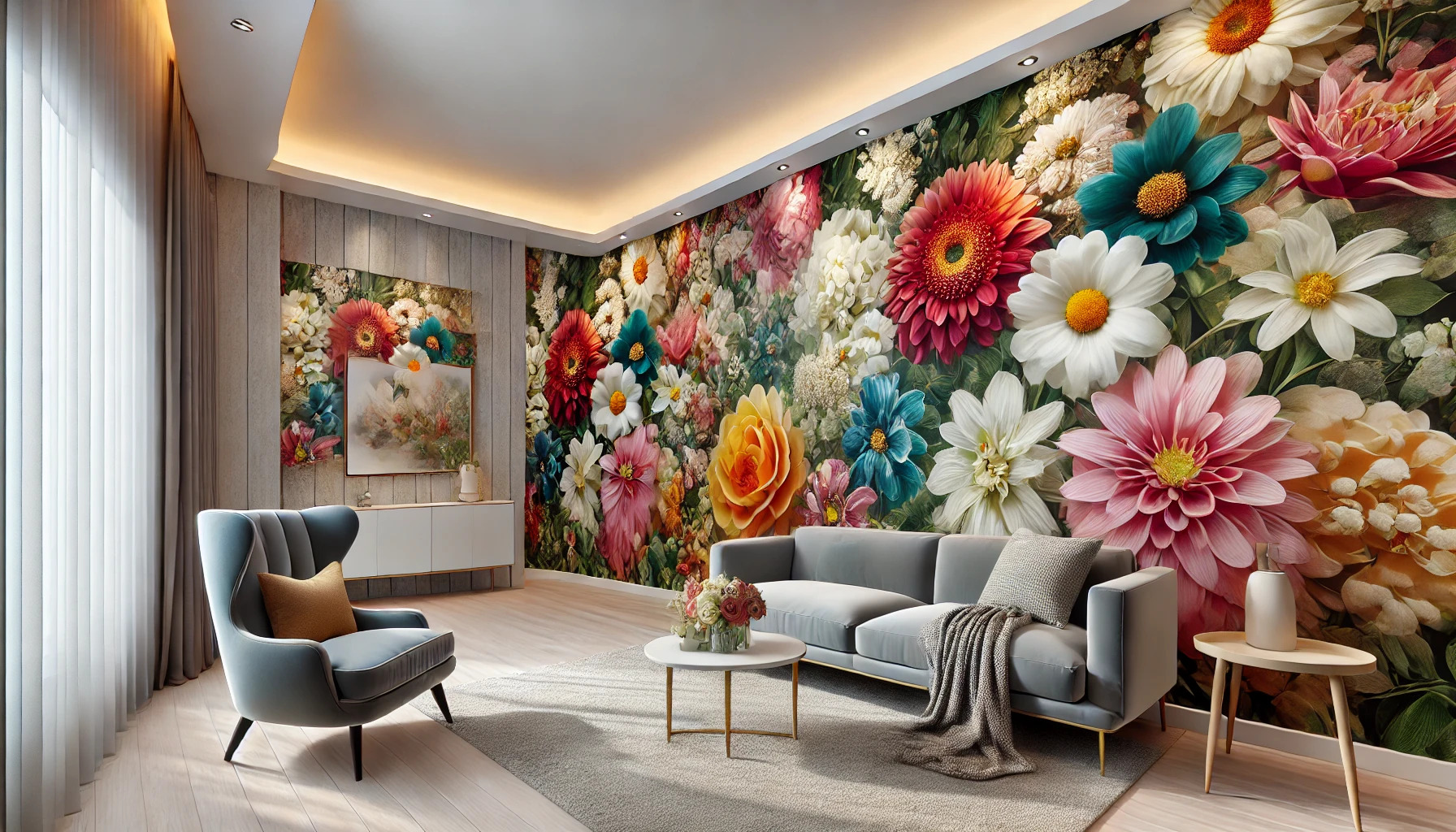 Top 10 3D Floral Wallpaper