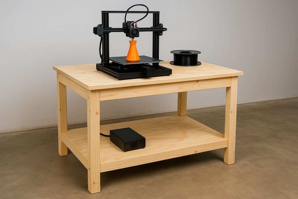 3D Printer Table Ideas for Stable, Organized Printing