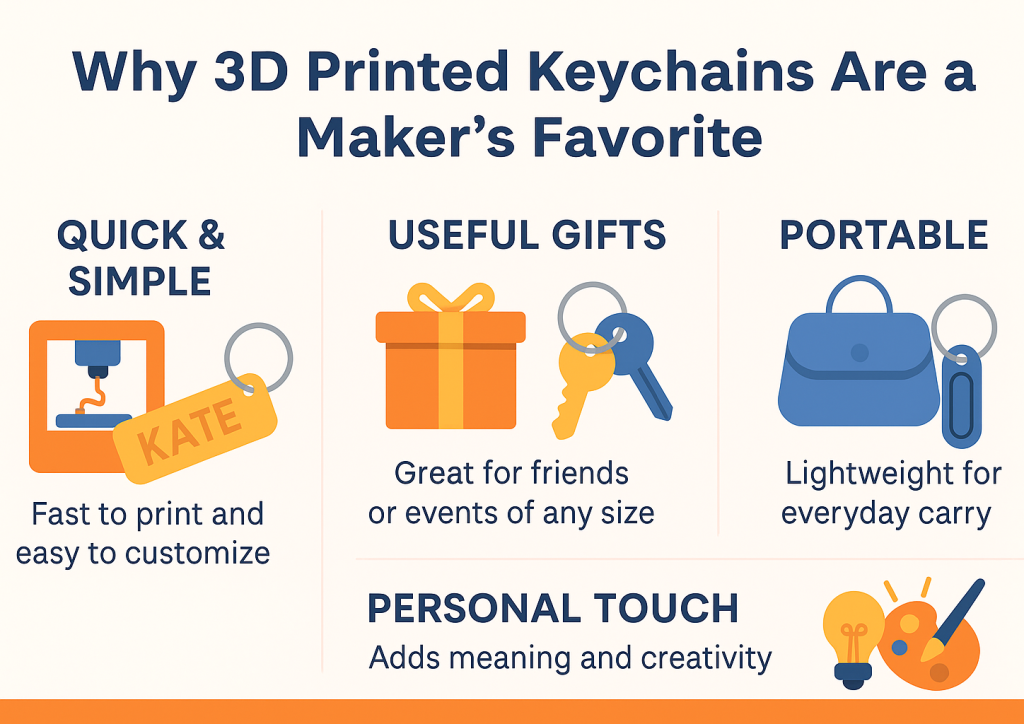 3D Printed Keychains: 10 Personal & Practical Print Ideas for Friends ...
