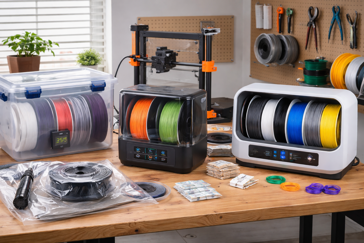 3D Printer Filament Storage That Keeps Spools Dry